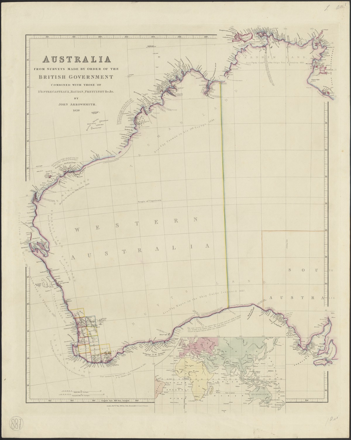 Australia from surveys made by order of the British Government combined ...