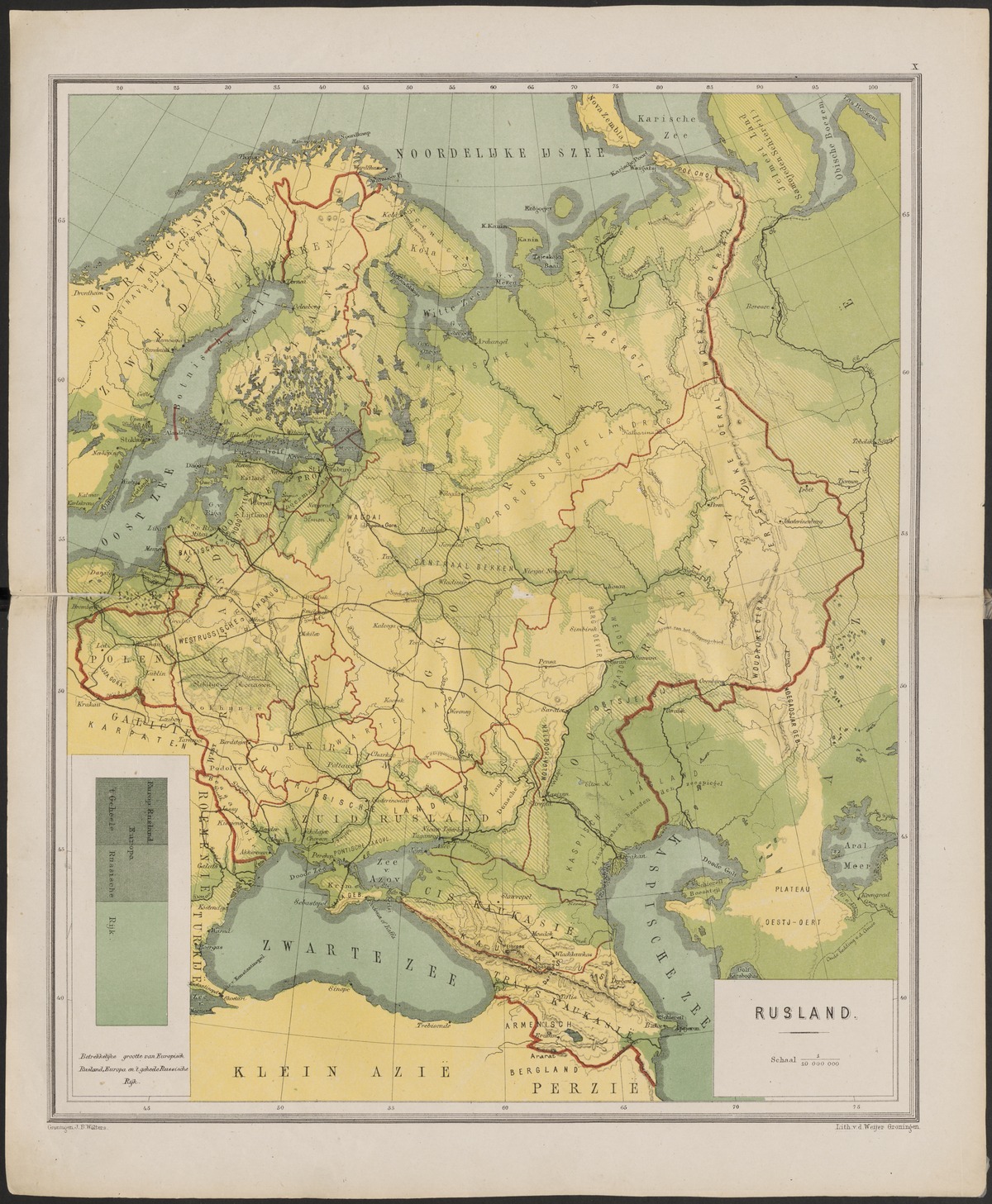 Bos' schoolatlas der geheele aarde