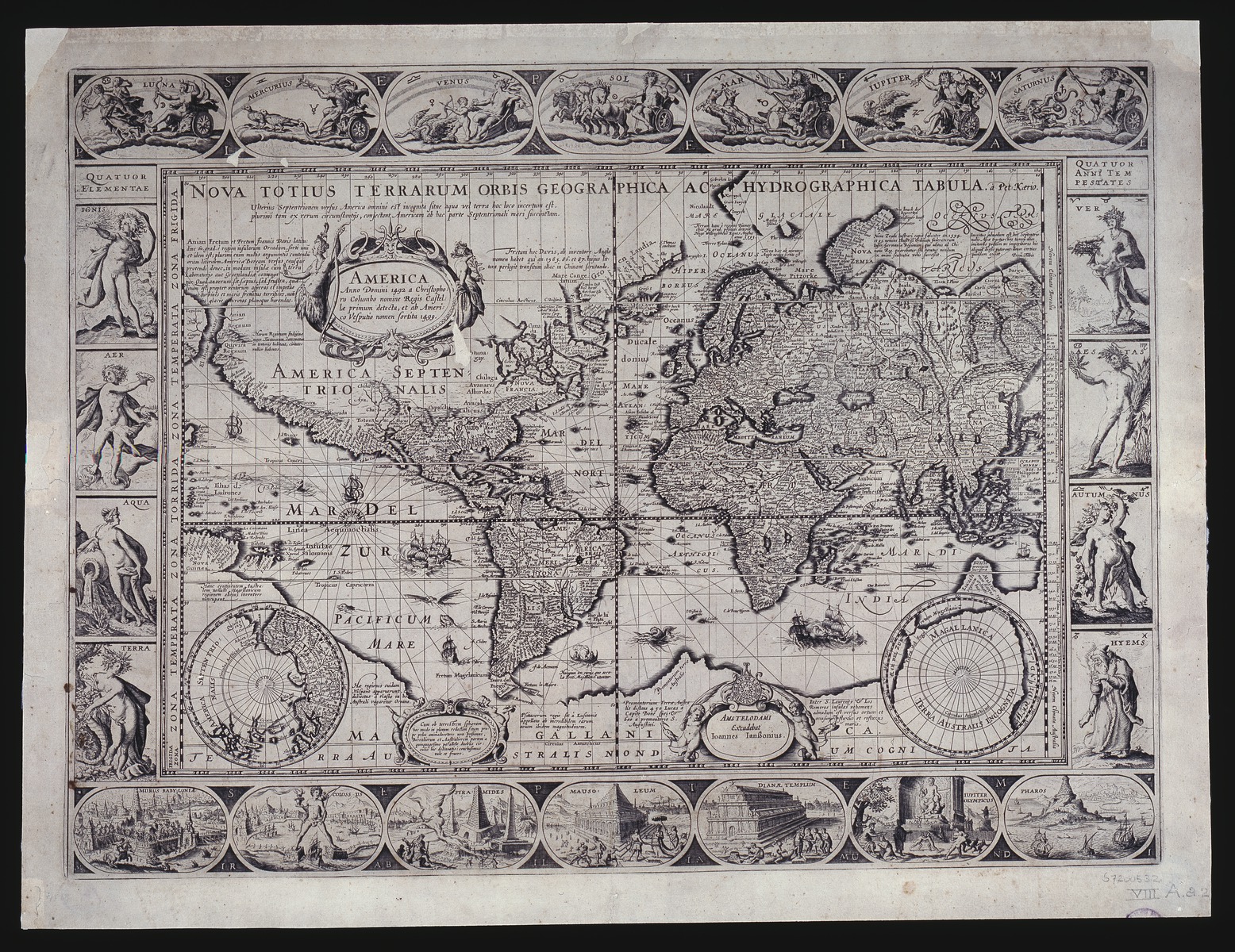 Nova totius terrarum orbis geographica ac hydrographica tabula