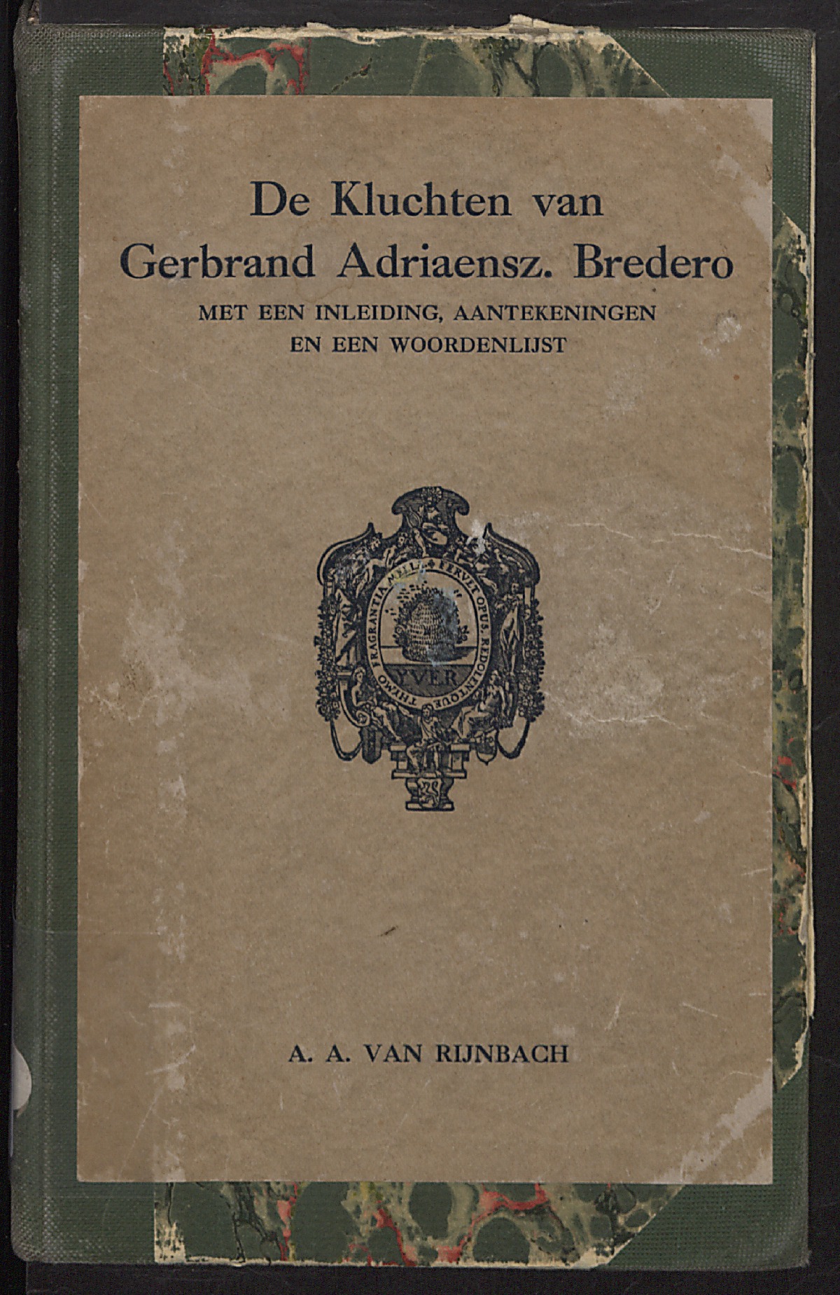 De kluchten van Gerbrand Adriaensz. Bredero