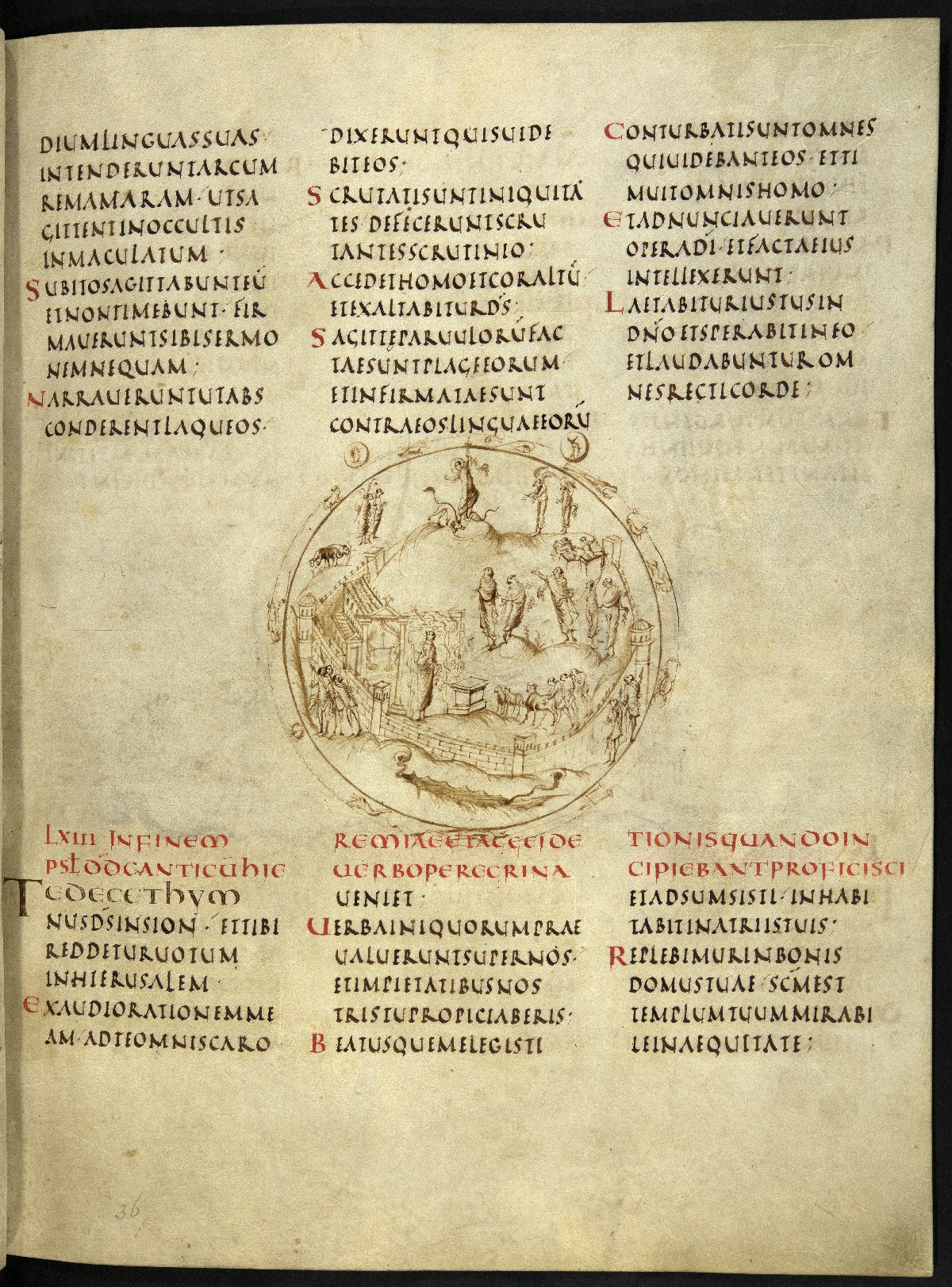 Psalterium Latinum The Utrecht Psalter , Utrechts Psalterium